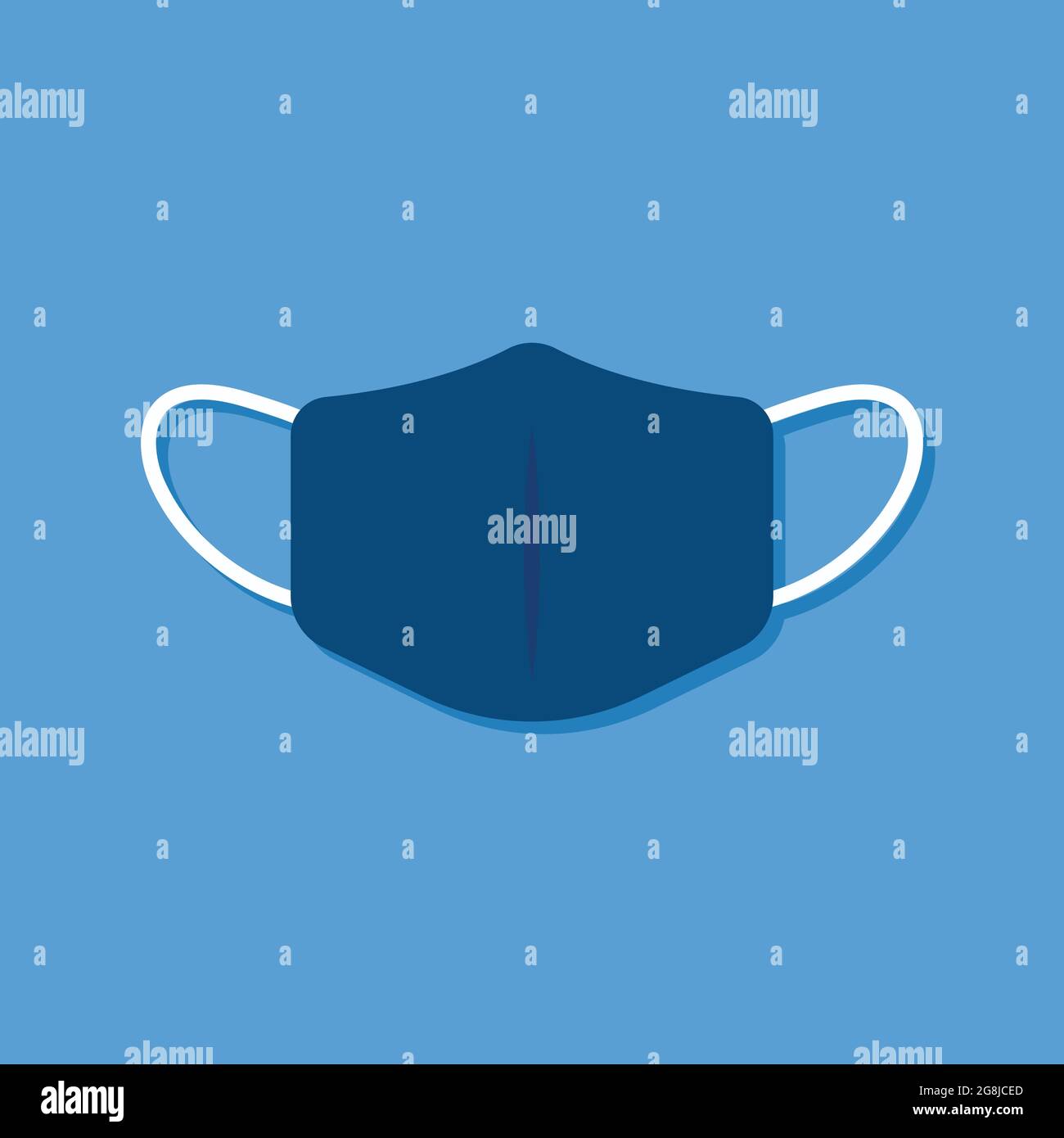 Protective cloth mask. Flat style Vector illustration Stock Vector ...