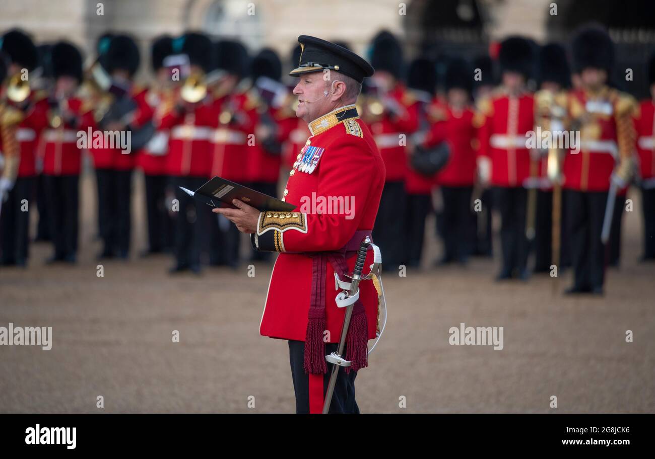 Horse Guards Parade, London, UK. 20 July 2021. First performance with ...