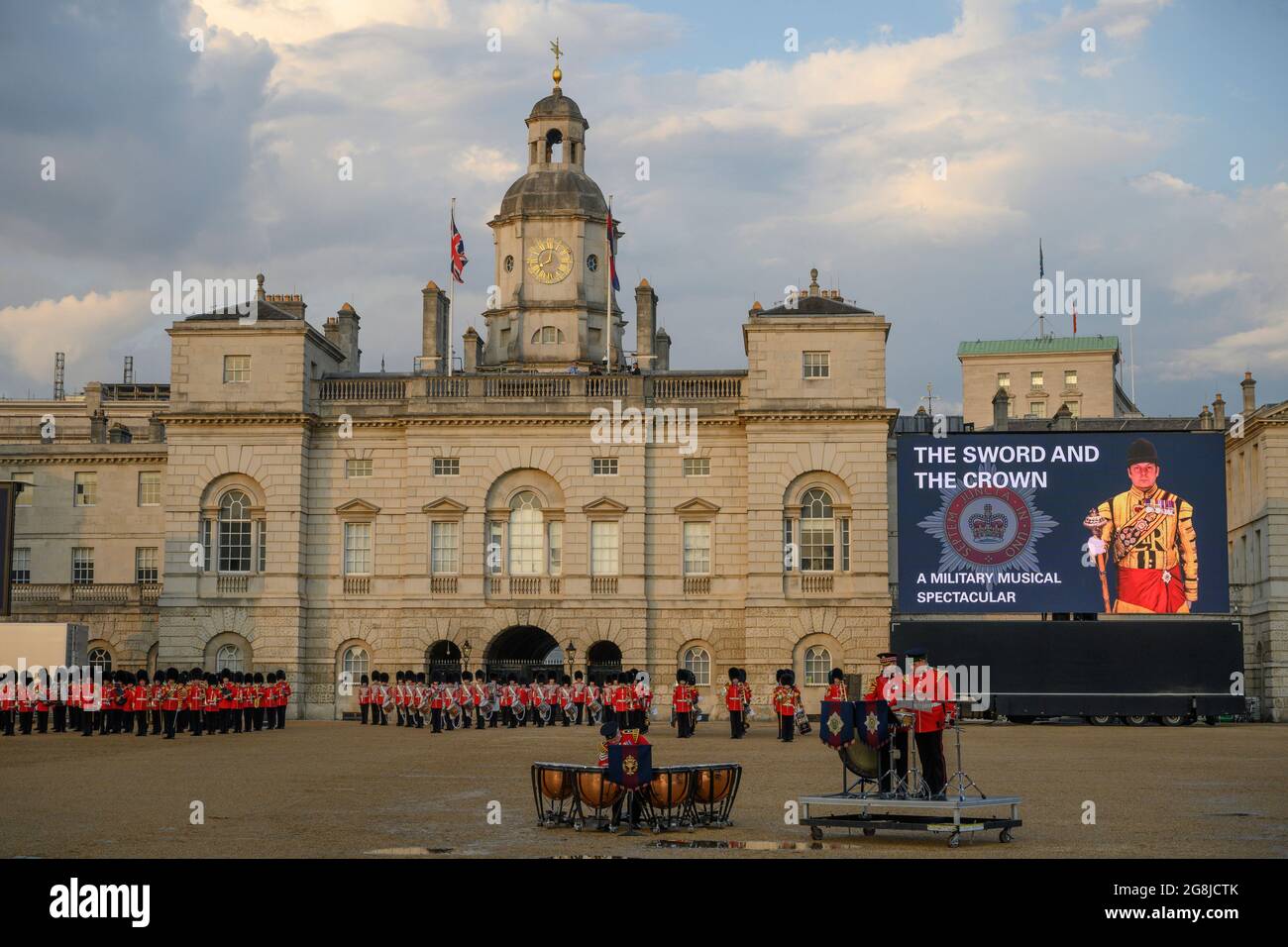 Horse Guards Parade, London, UK. 20 July 2021. First performance with ...