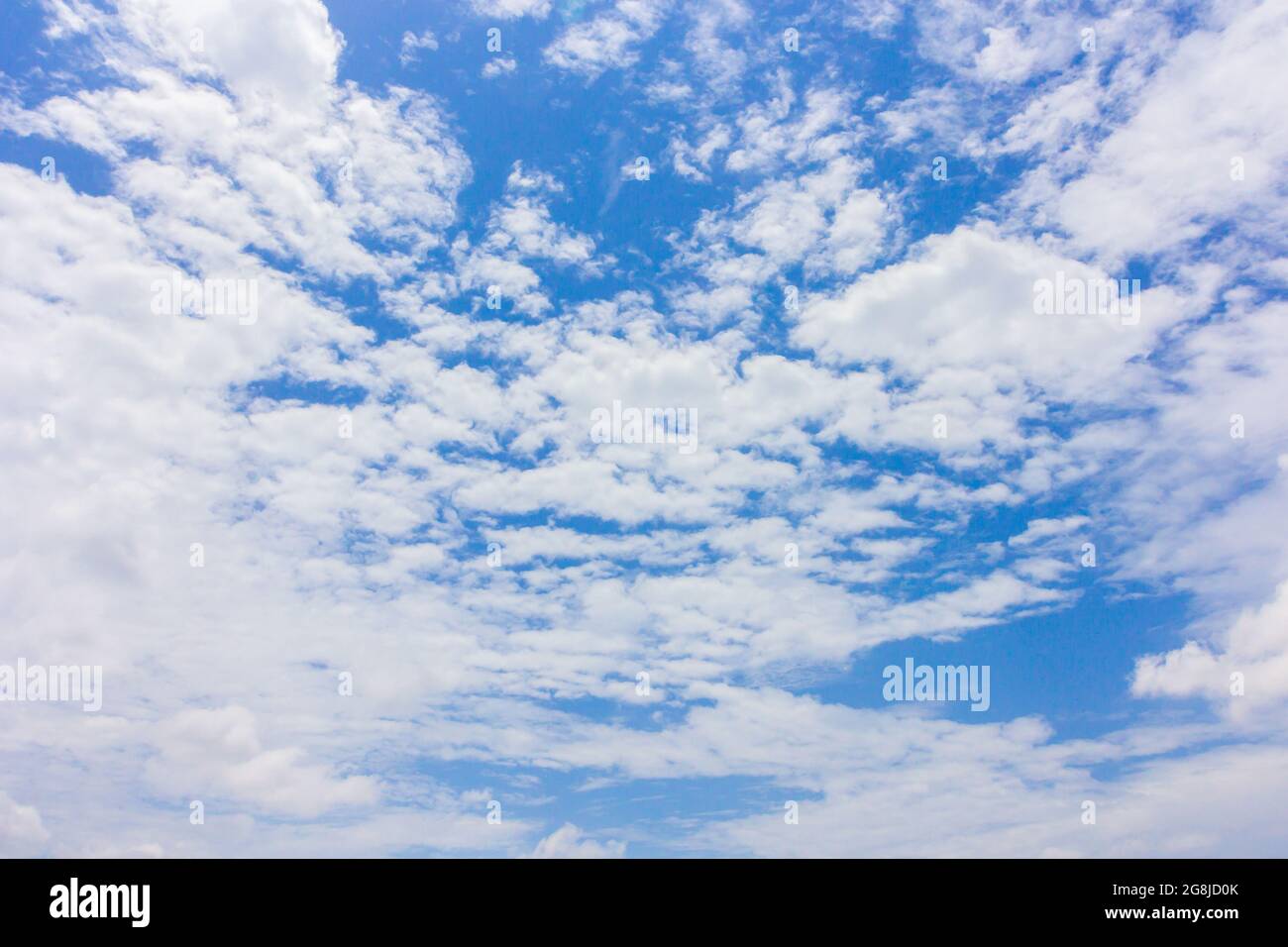 Blue sky with clouds background on morning time Stock Photo - Alamy