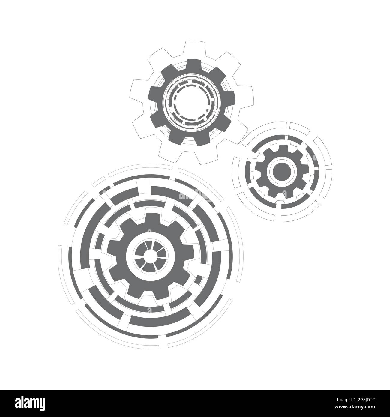 Gear vector icon illustration design template Stock Vector Image & Art ...