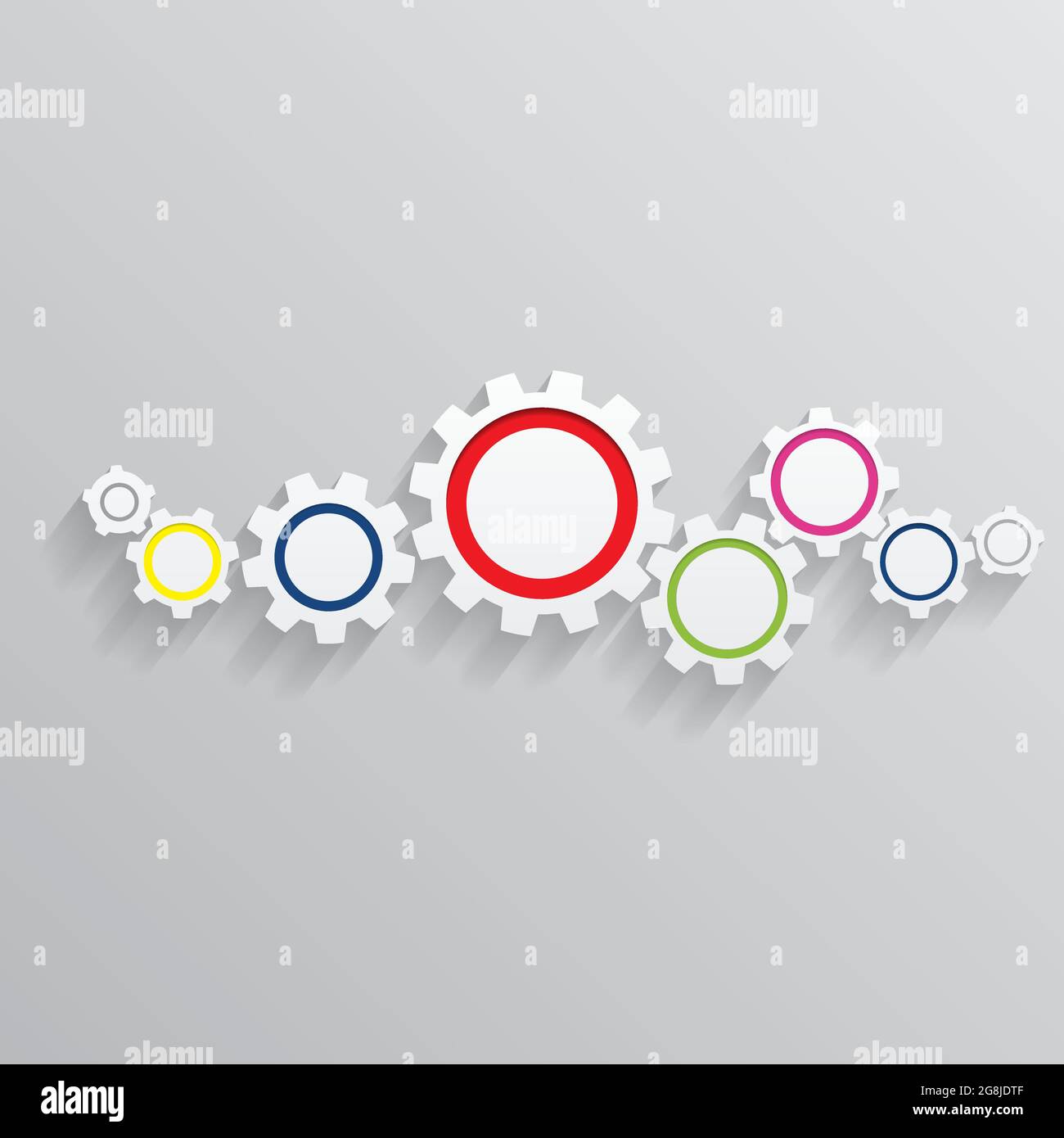 Gear vector icon illustration design template Stock Vector Image & Art ...