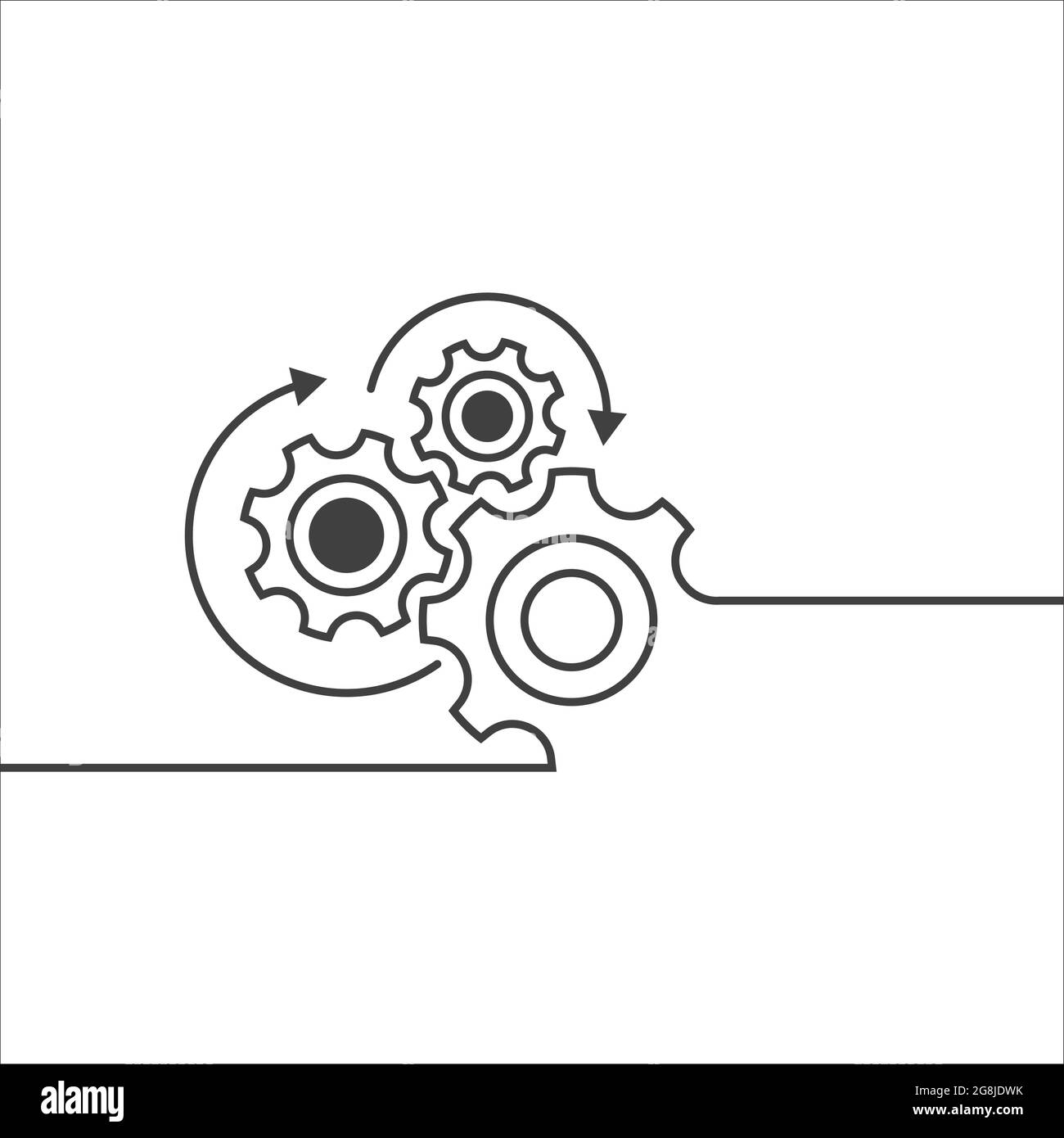 Gear vector icon illustration design template Stock Vector Image & Art ...