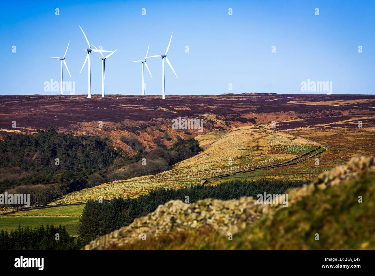 Electricity windmills yorkshire england uk hi-res stock photography and ...