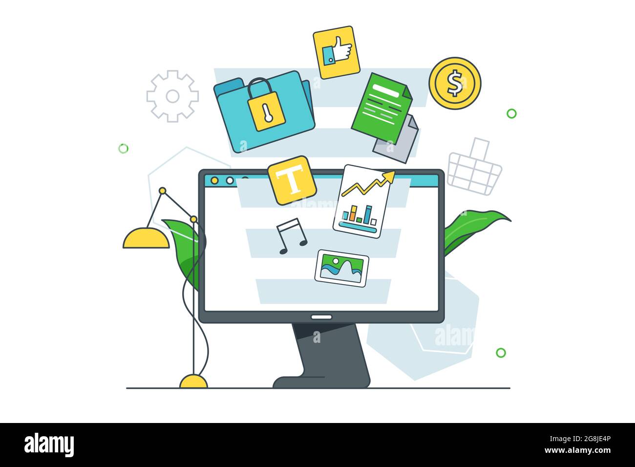 Information computer screen hi-res stock photography and images - Alamy