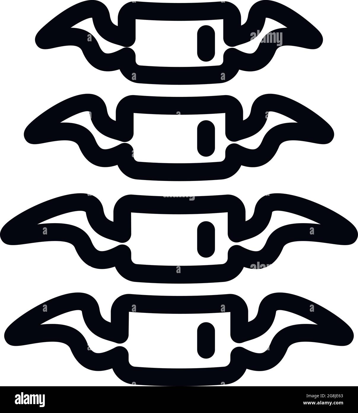 Cervical vertebra drawing hi-res stock photography and images - Alamy