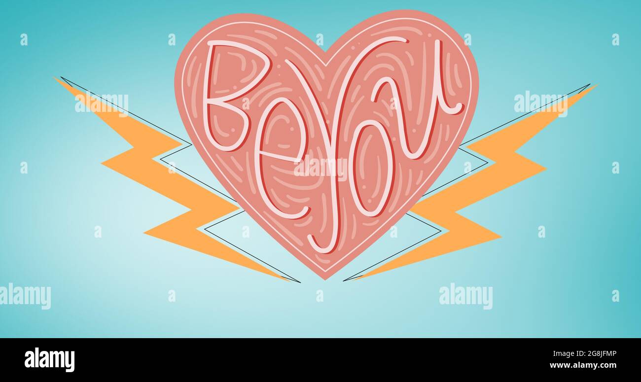 Composition of girl power text on blue background Stock Photo - Alamy