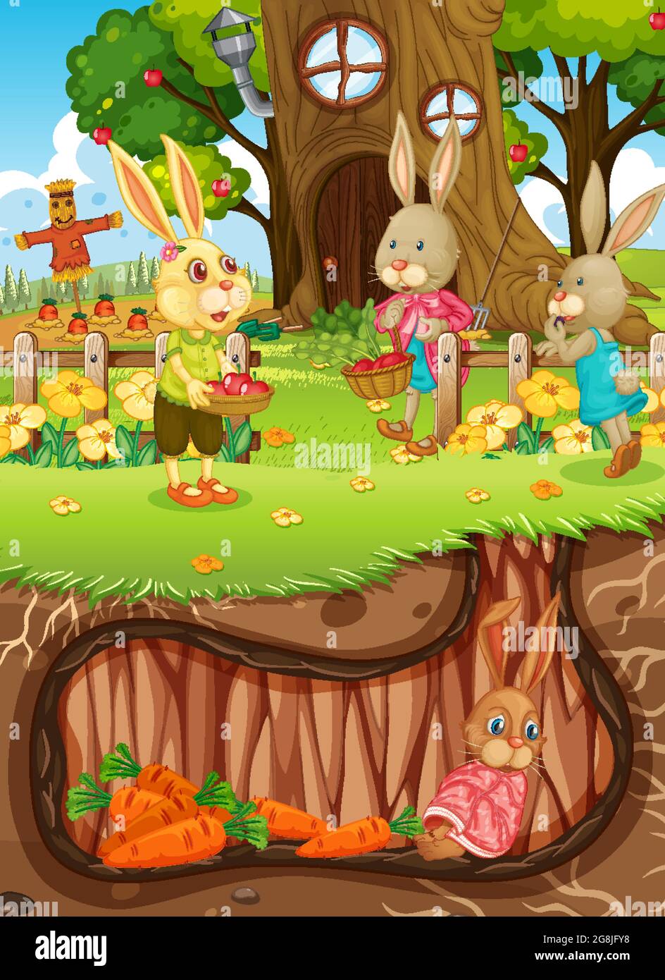 Rabbits In The Hole Story