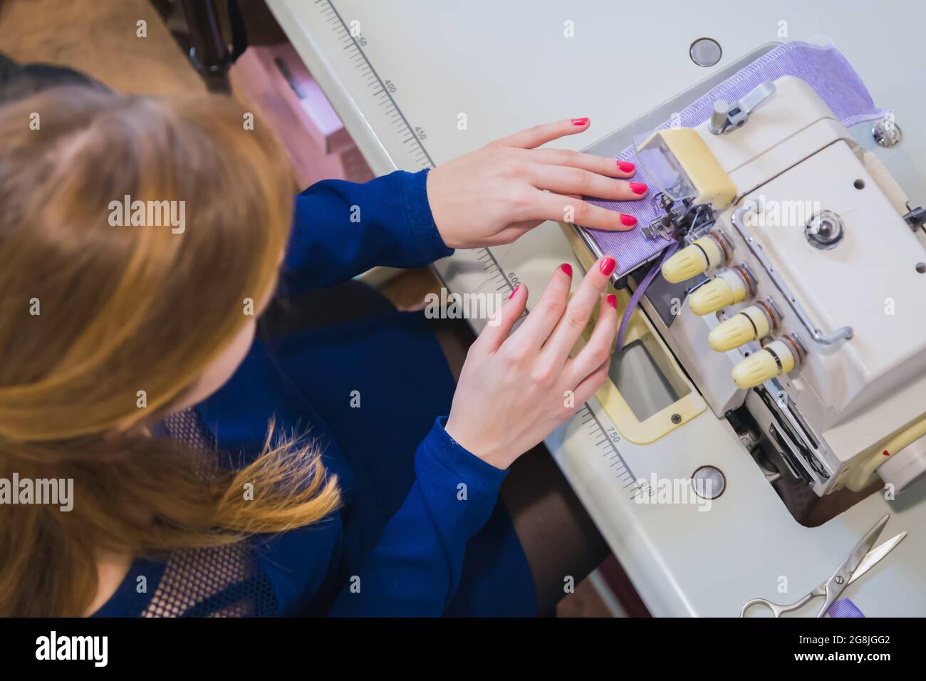 Overlock stitch hi-res stock photography and images - Alamy