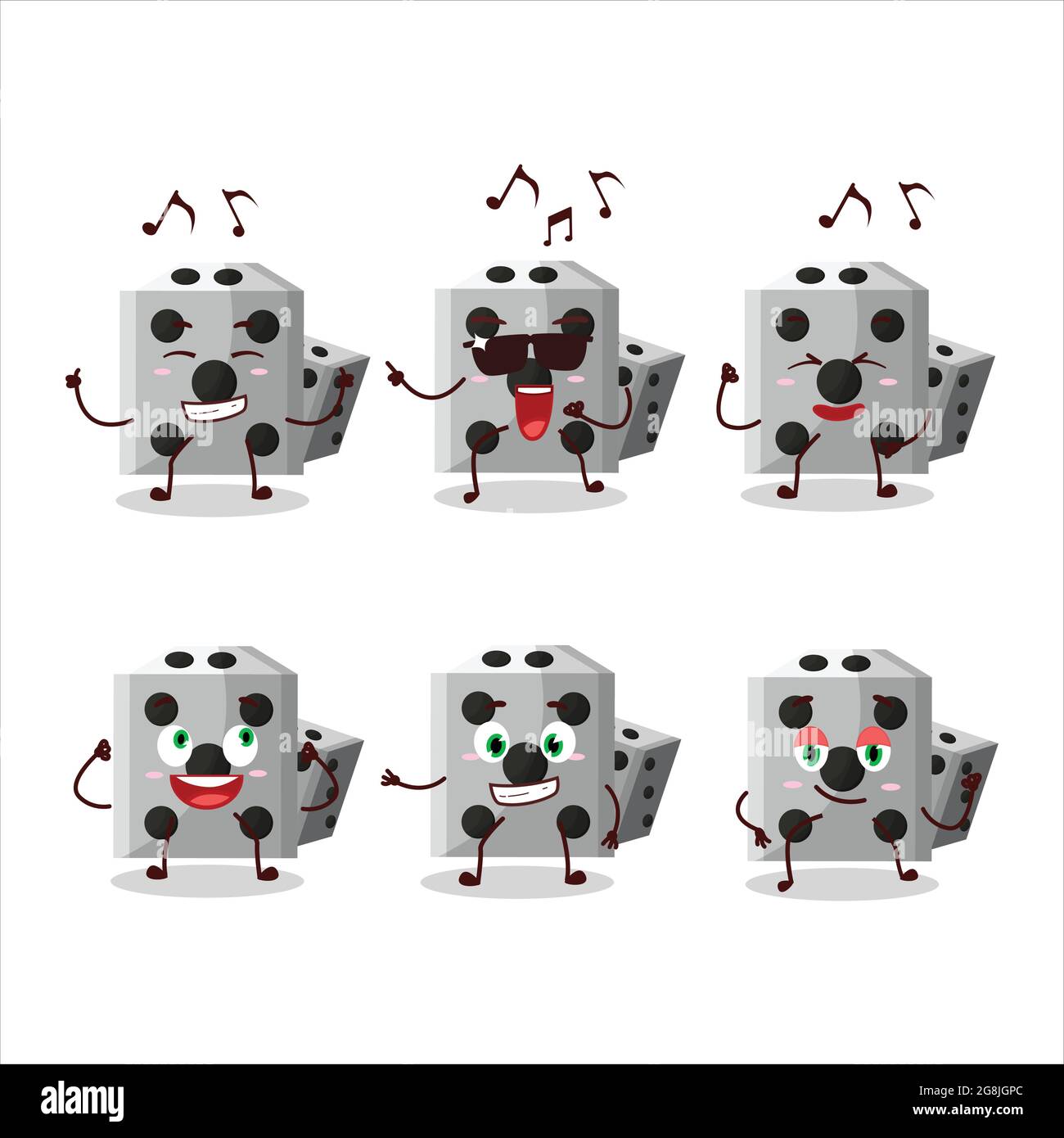 Dancing dice Stock Vector Images - Alamy