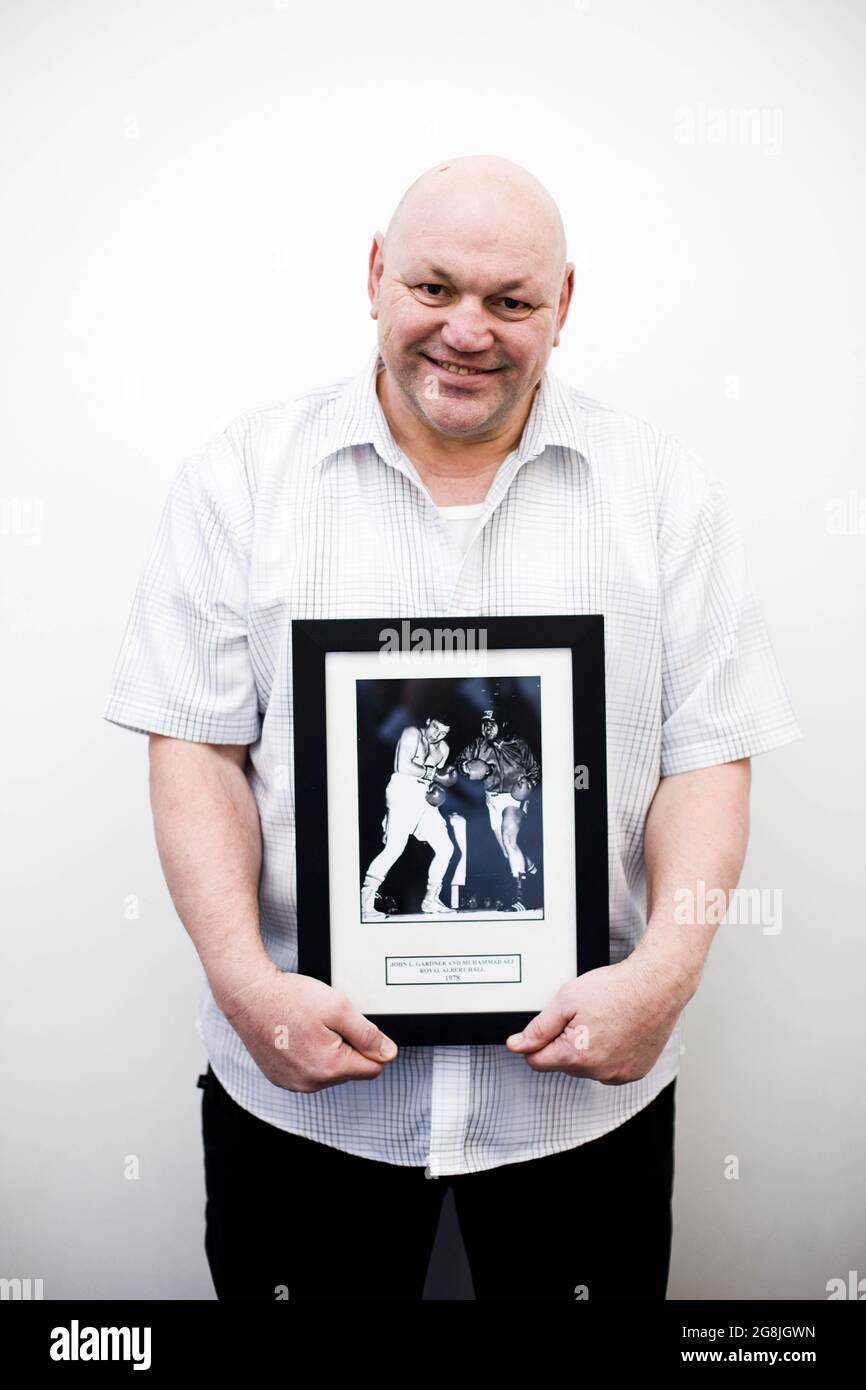 Jon L Gardener former heavyweight boxer Stock Photo - Alamy