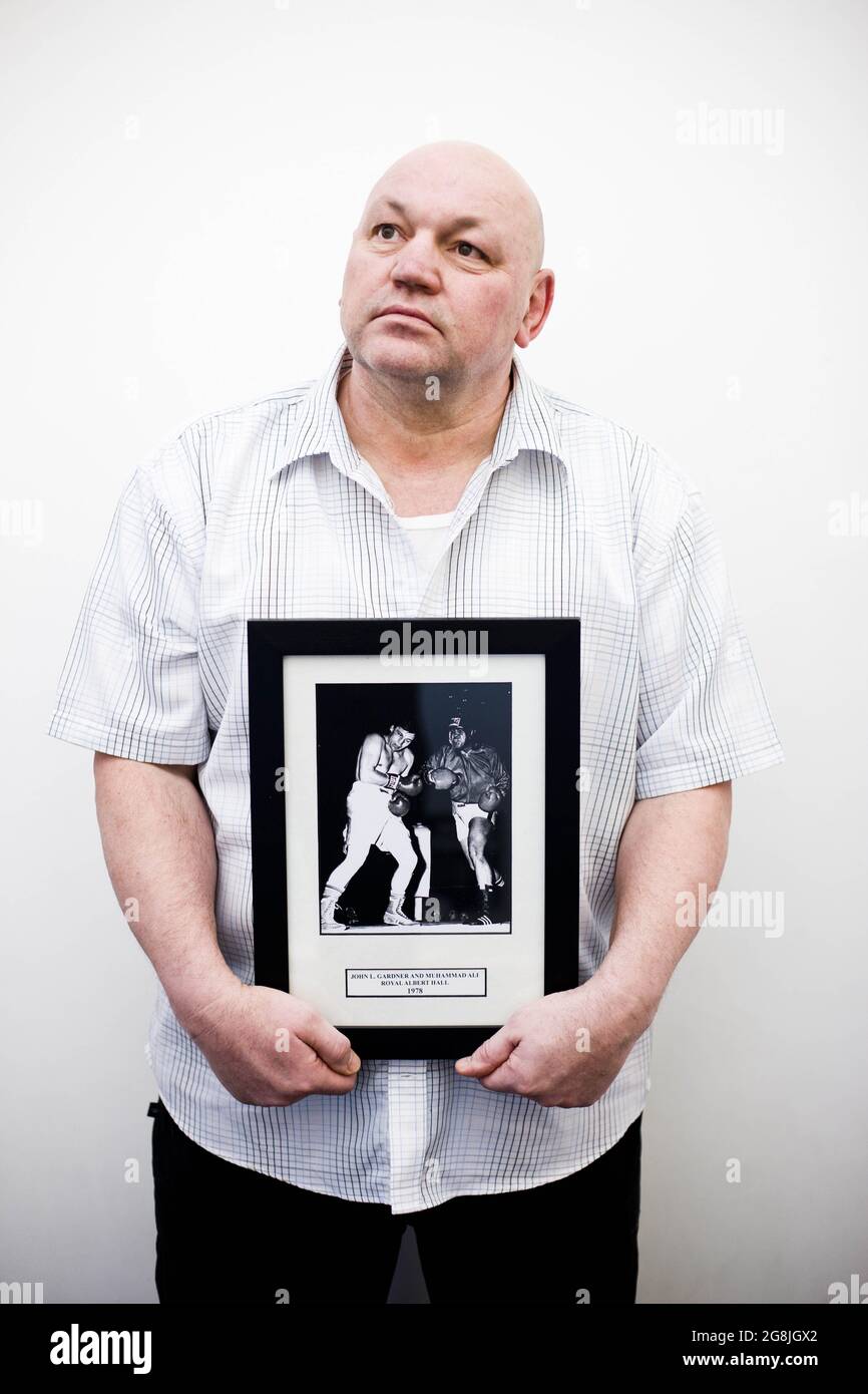 Jon L Gardener former heavyweight boxer Stock Photo - Alamy
