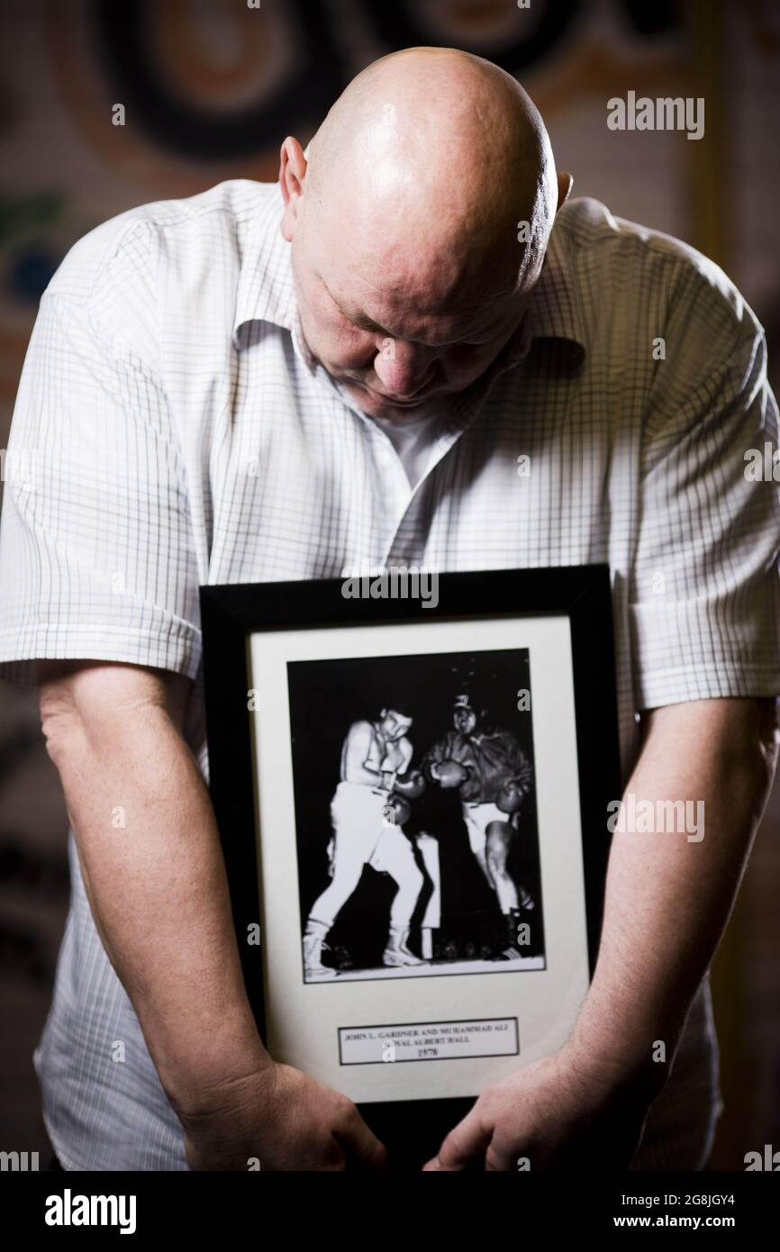 Jon L Gardener former heavyweight boxer Stock Photo - Alamy