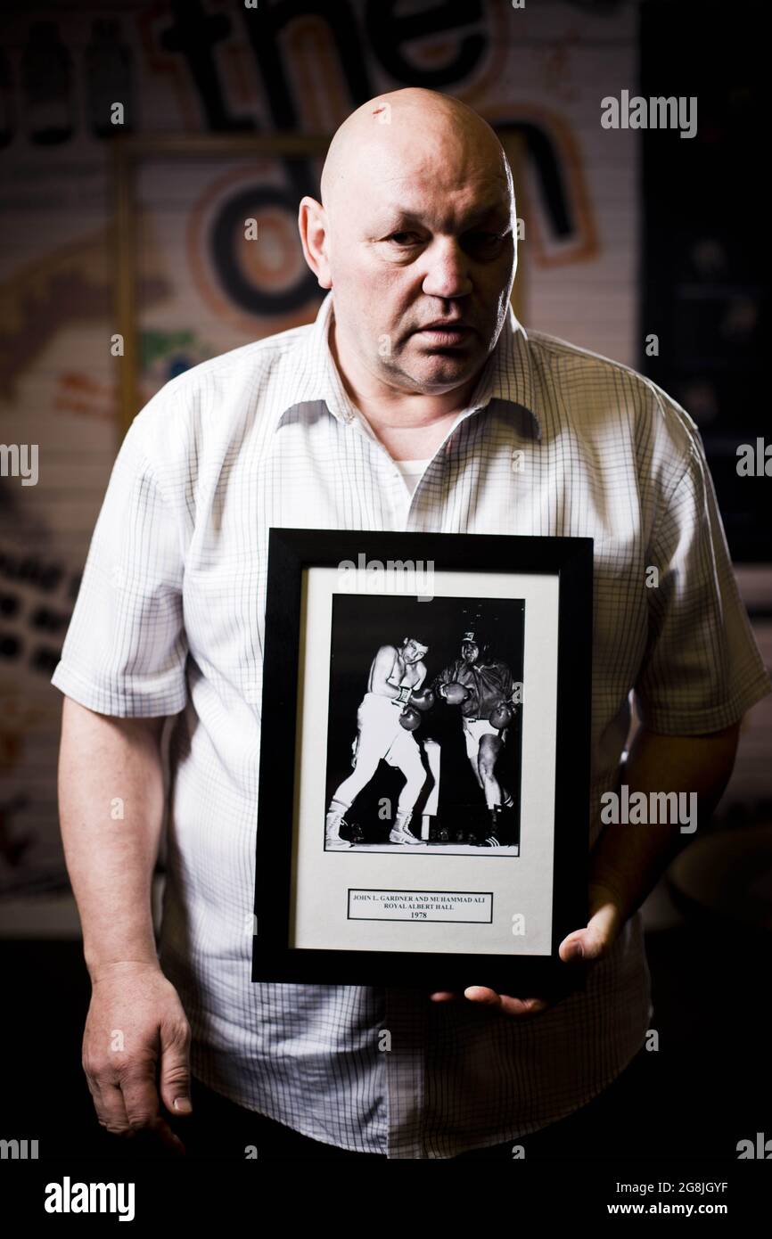Jon L Gardener former heavyweight boxer Stock Photo - Alamy