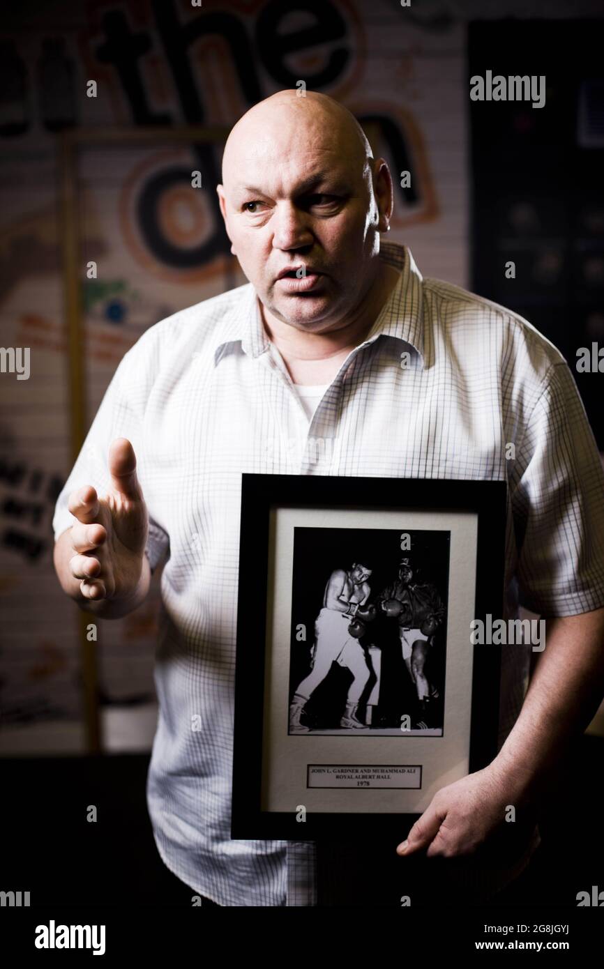 Jon L Gardener former heavyweight boxer Stock Photo - Alamy