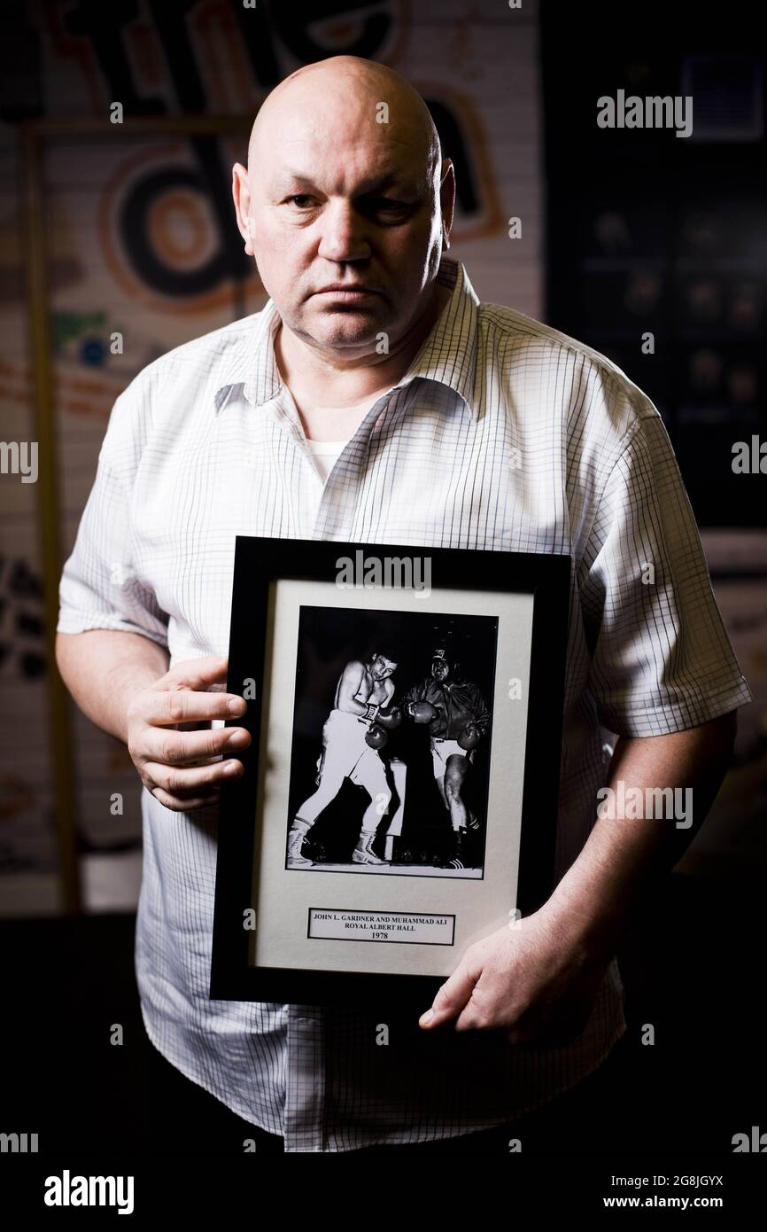 Jon L Gardener former heavyweight boxer Stock Photo - Alamy
