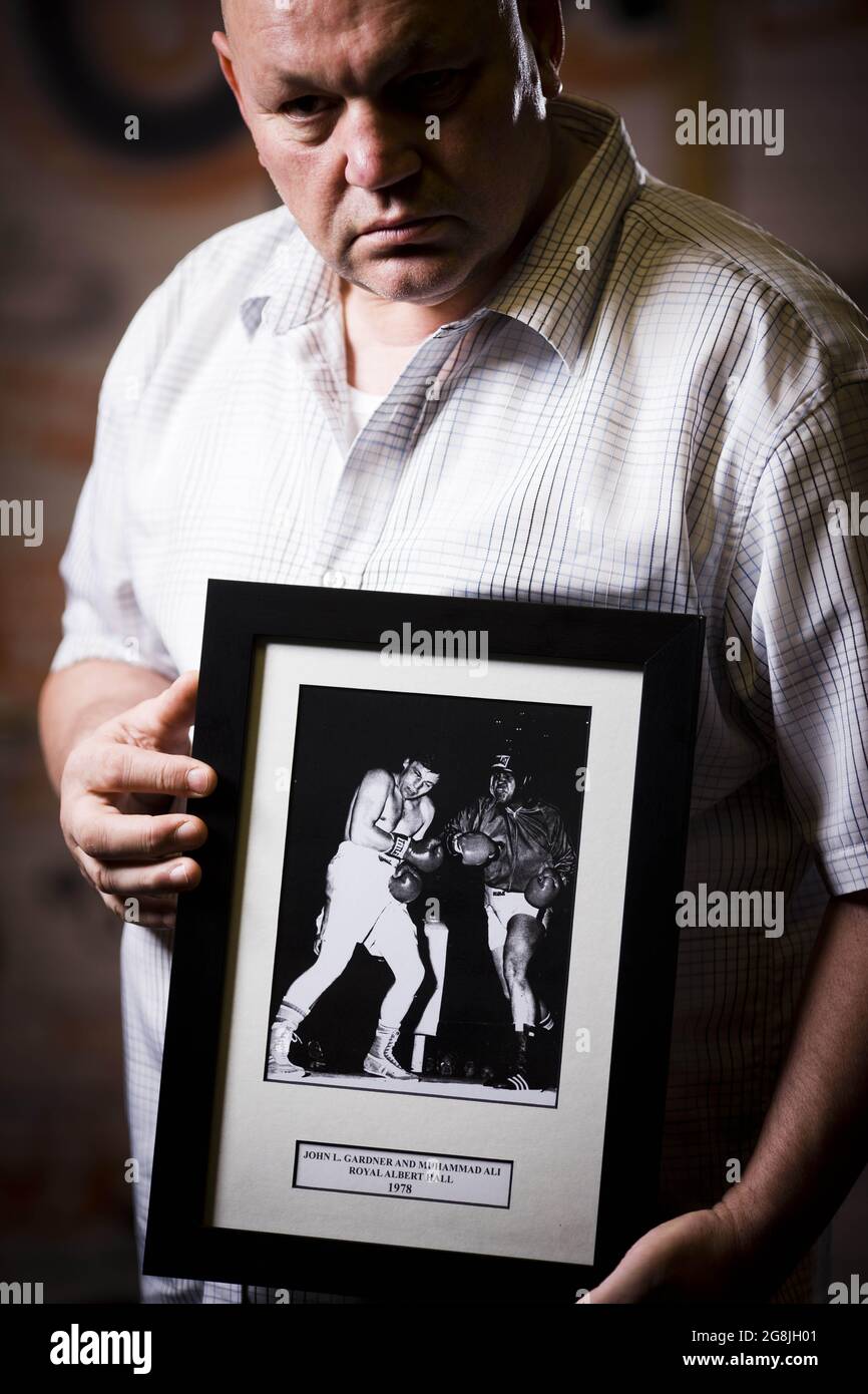 Jon L Gardener former heavyweight boxer Stock Photo - Alamy