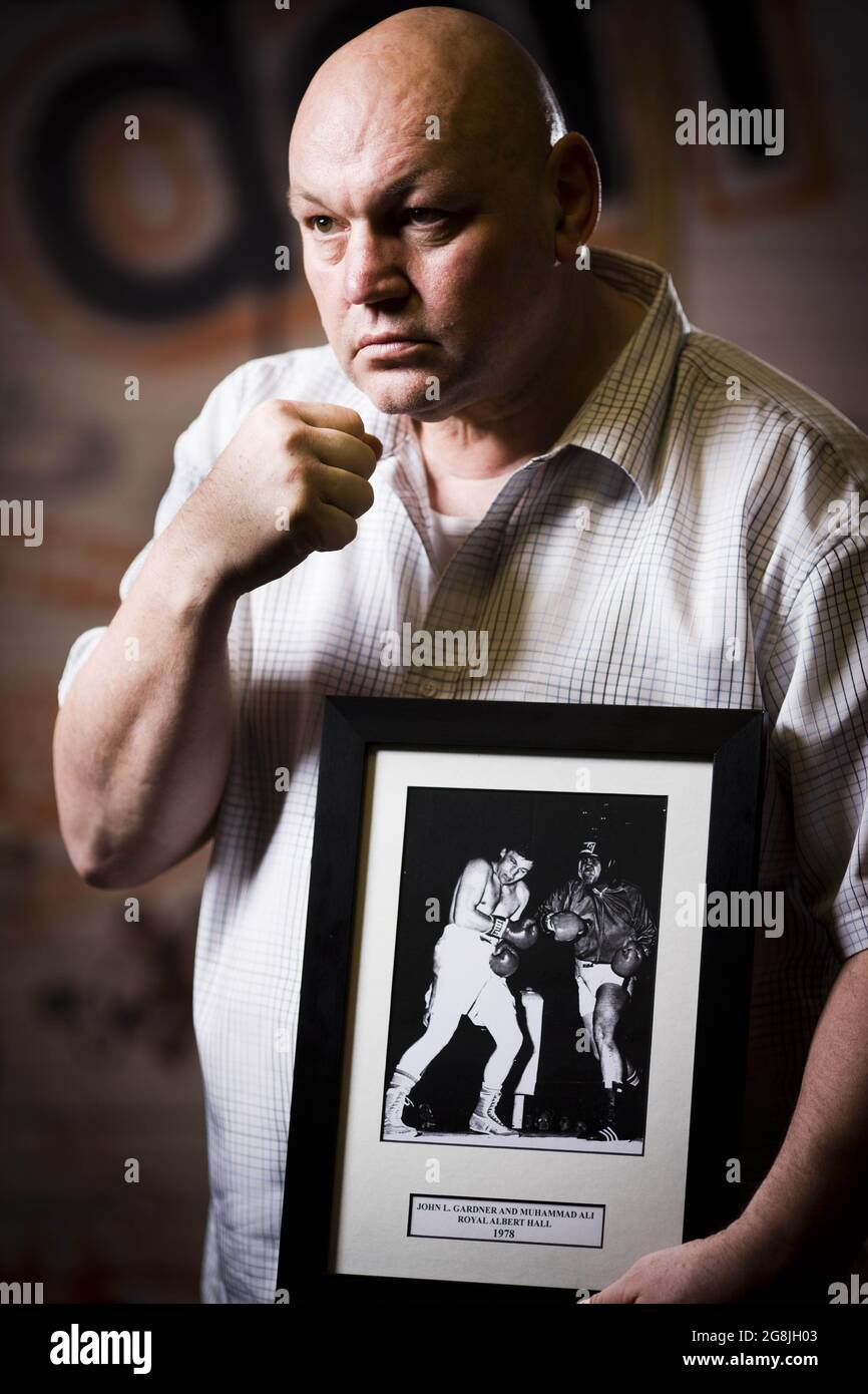 Jon L Gardener former heavyweight boxer Stock Photo - Alamy