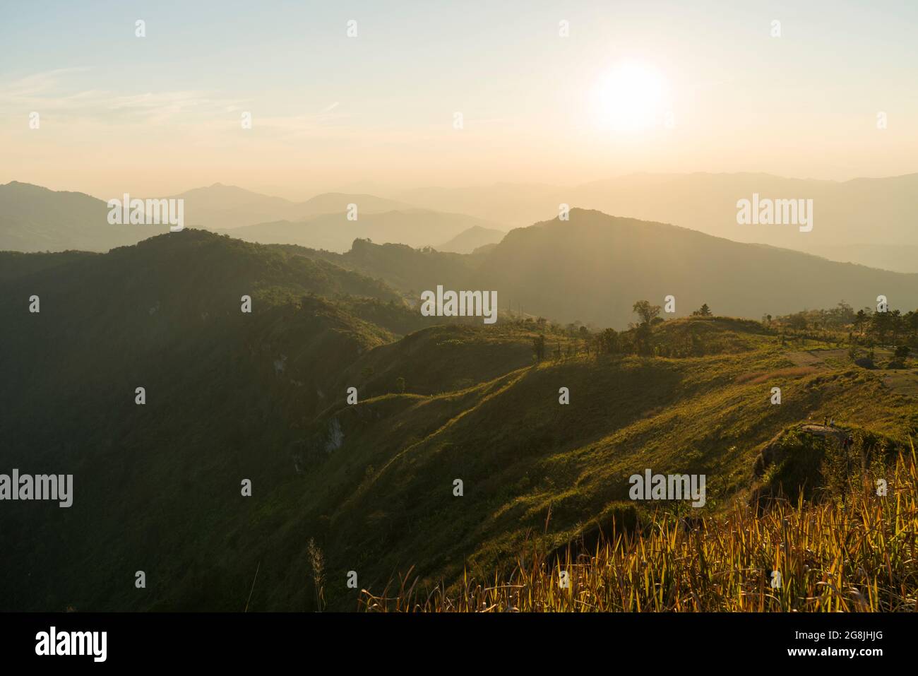 Summer evening mountain landscape hi-res stock photography and images ...