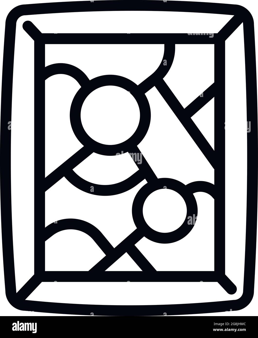 Art gallery picture icon. Outline art gallery picture vector icon for ...