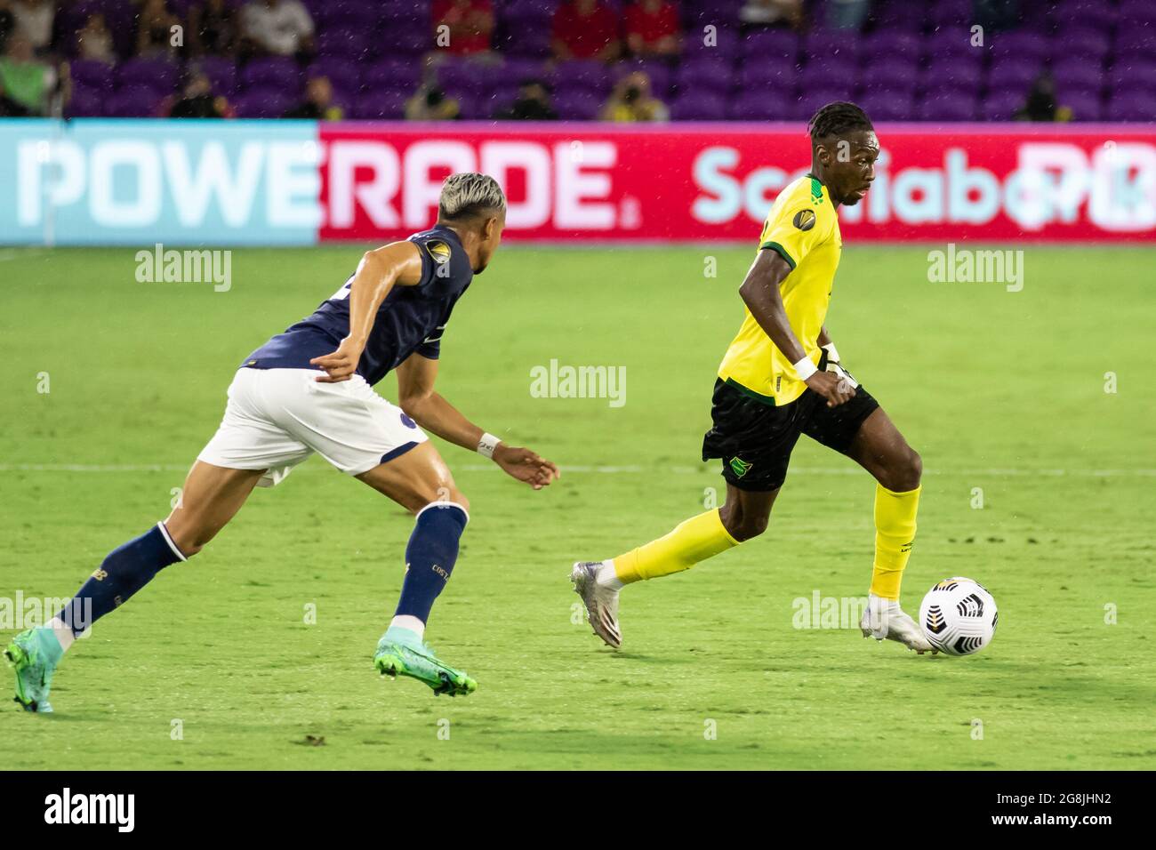 Orlando, United States. 21st July, 2021. Blair Turgott (15 Jamaica ...