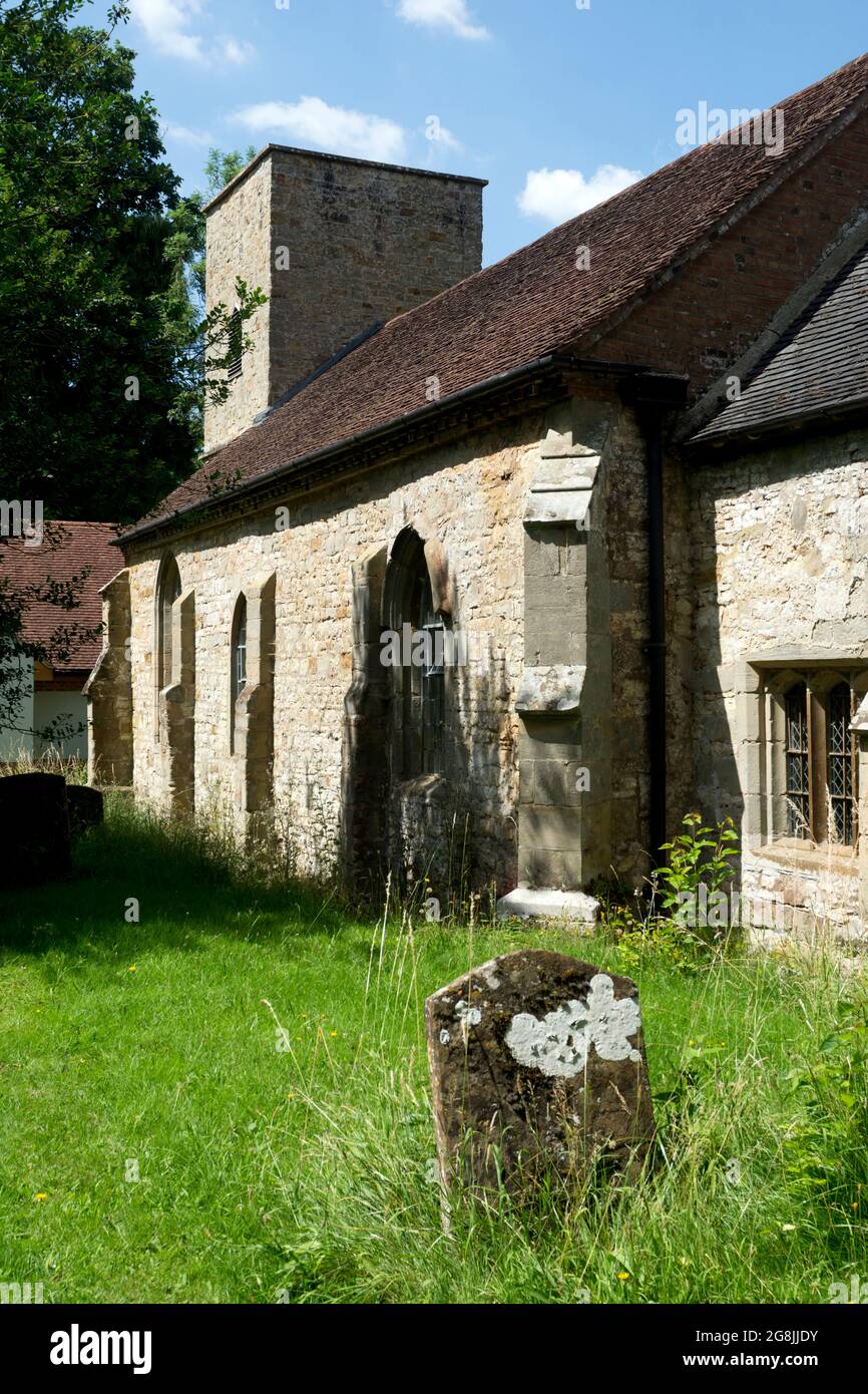 Church of the Holy Cross, Moreton Morrell, Warwickshire, England, UK ...