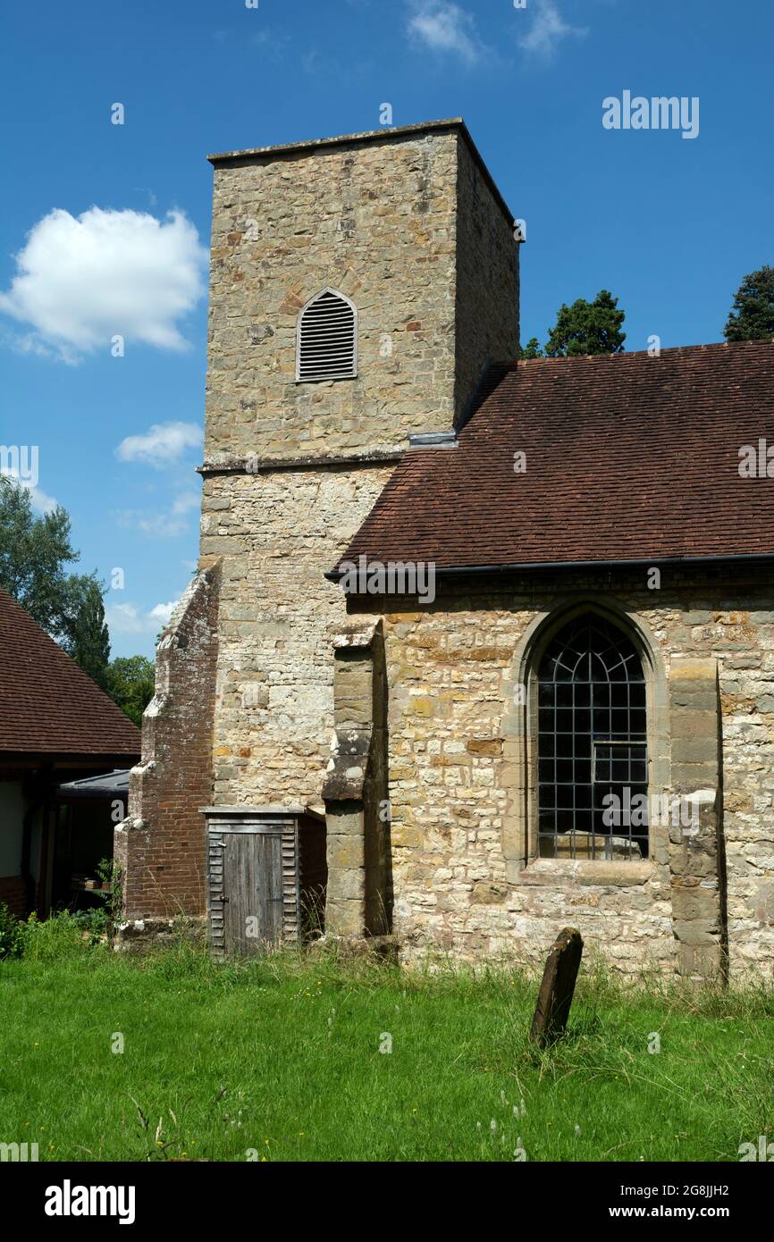 Church of the Holy Cross, Moreton Morrell, Warwickshire, England, UK ...