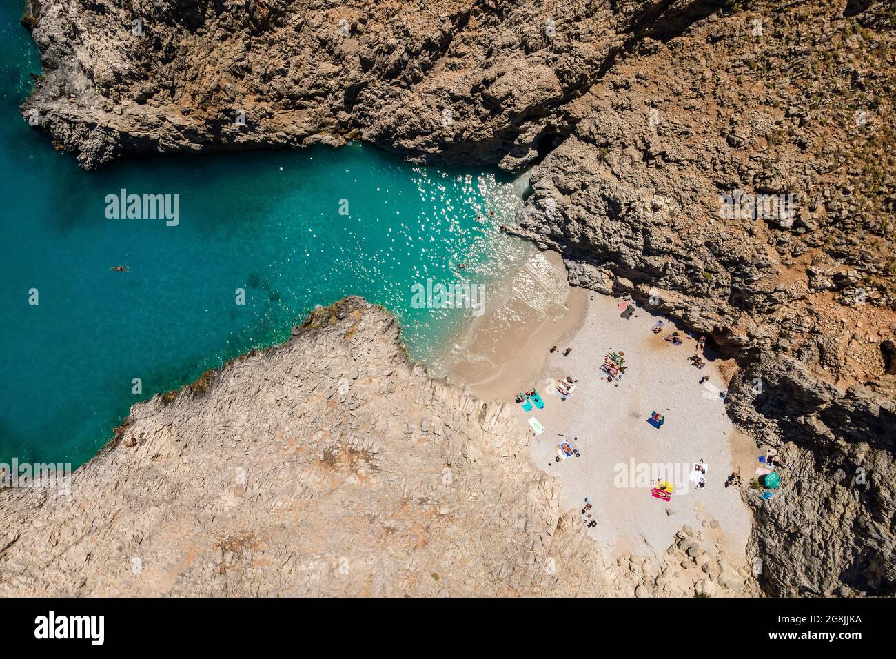 Seitan limania beach, crete, greece hi-res stock photography and images ...