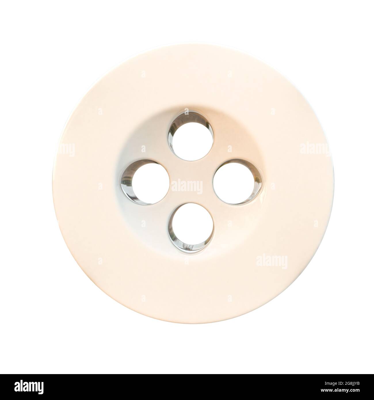 button isolated on white background 3d illustration Stock Photo - Alamy
