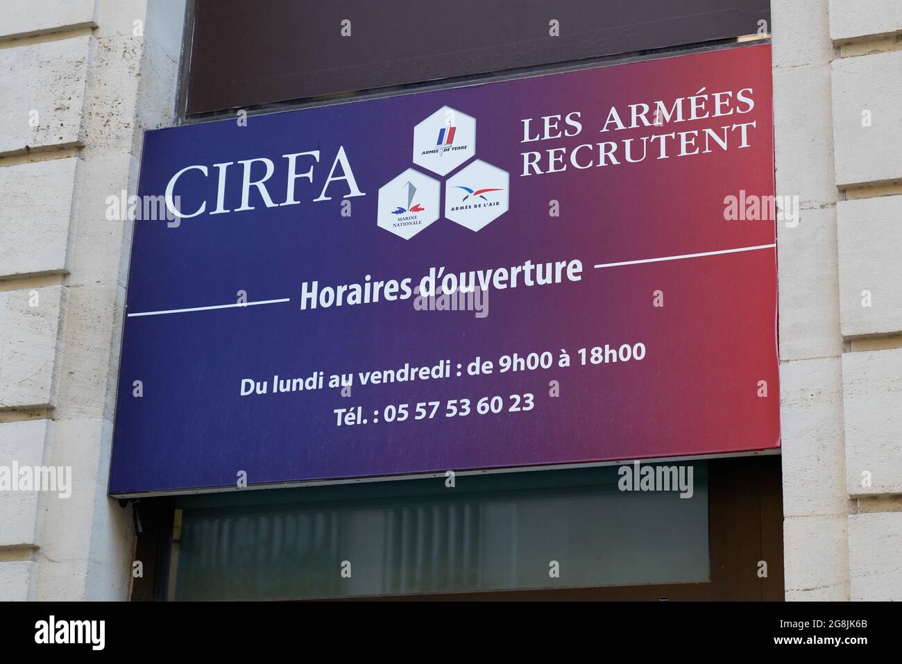 Bordeaux , Aquitaine France - 12 28 2020 : CIRFA French Army ...