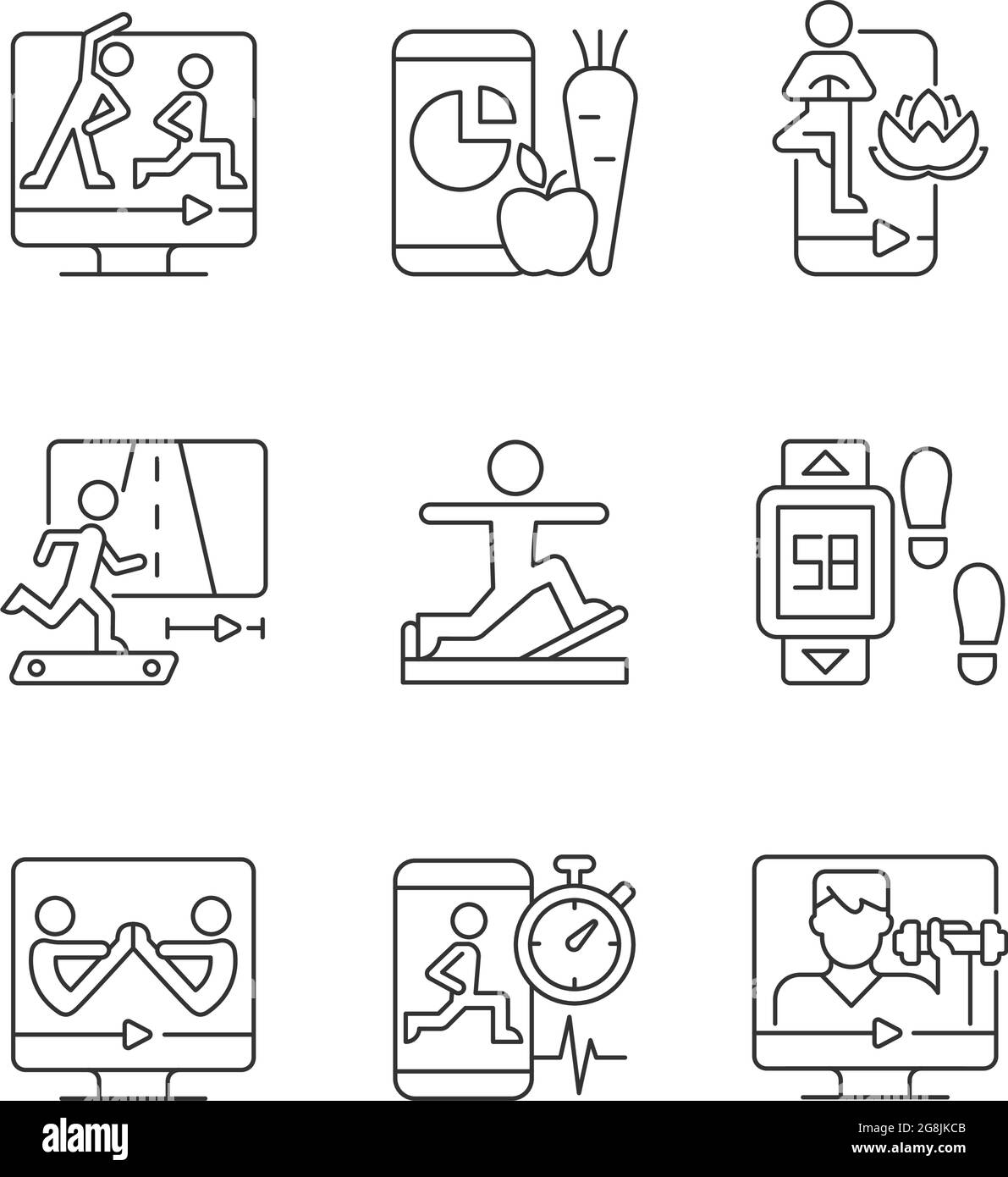 Gym exercise classes Black and White Stock Photos & Images - Alamy