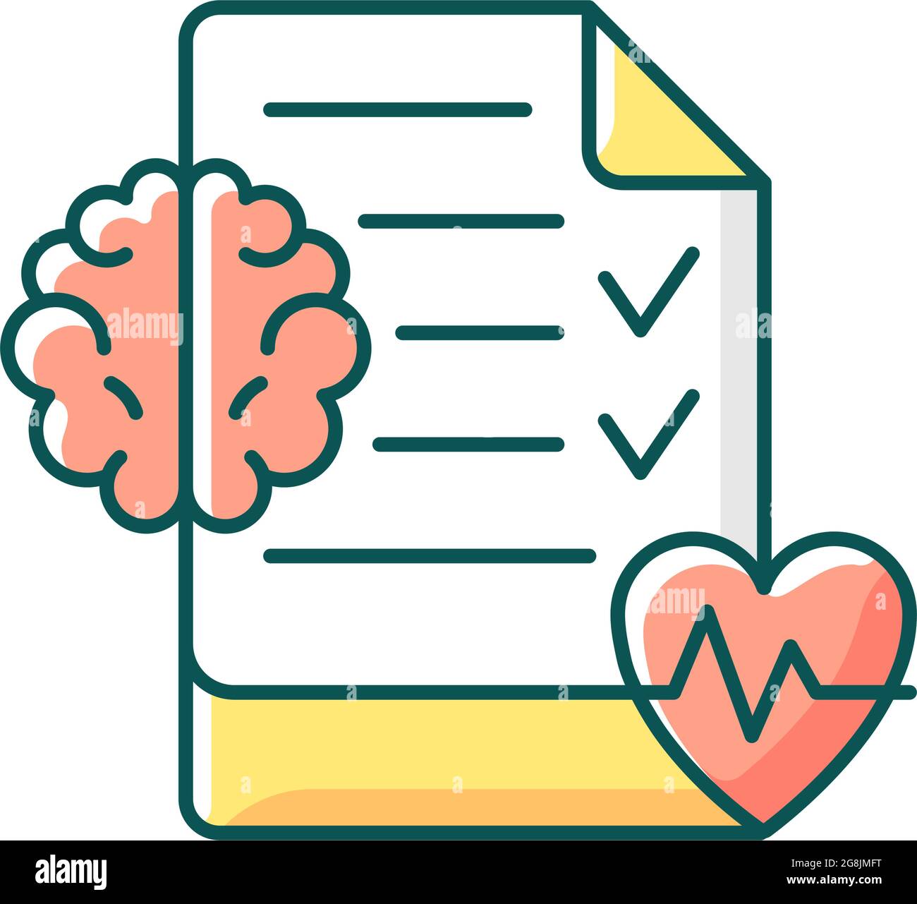 Mental health awareness RGB color icon Stock Vector Image & Art - Alamy