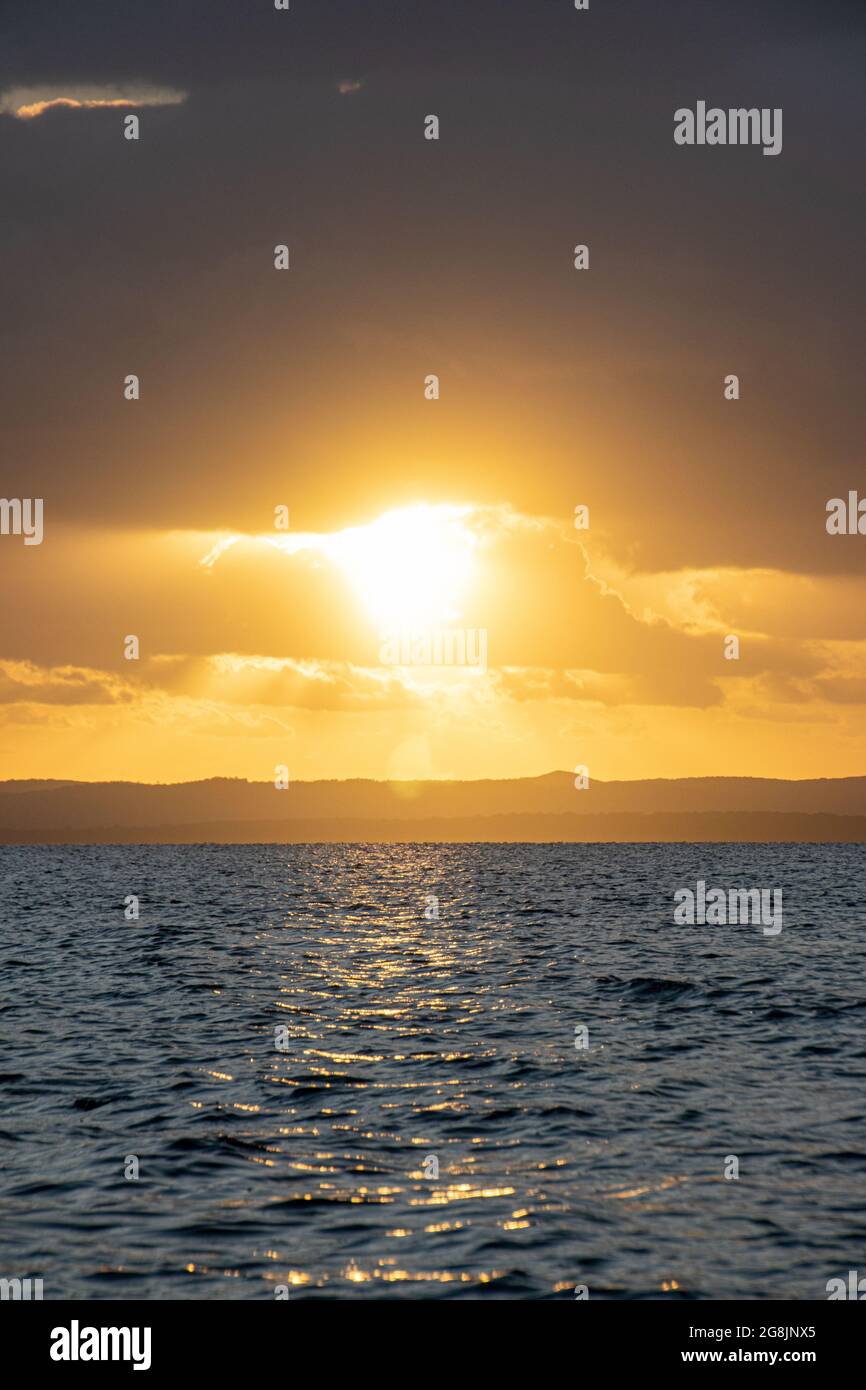 Summer sunrise over the sea hi-res stock photography and images - Alamy