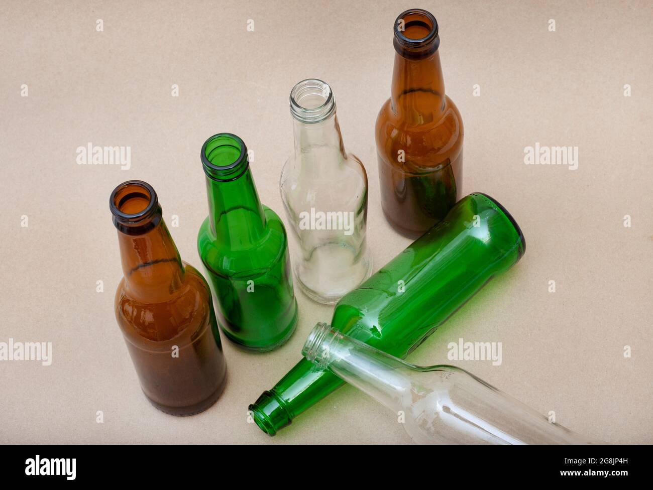 Garbage waste glass bottles hi-res stock photography and images - Alamy