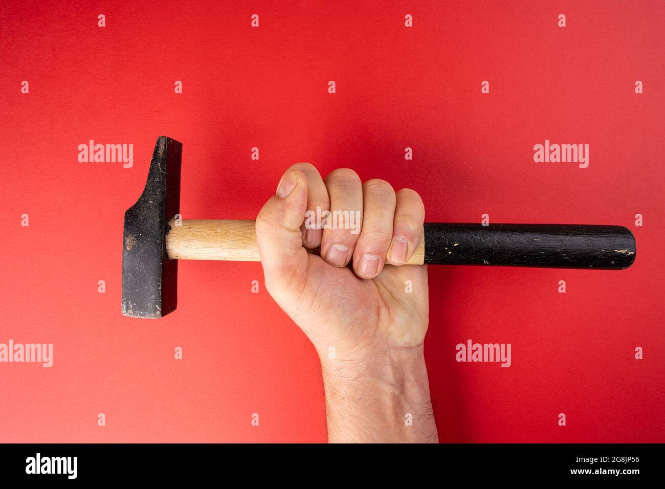 Hammer vector hand screwdriver hi-res stock photography and images - Alamy