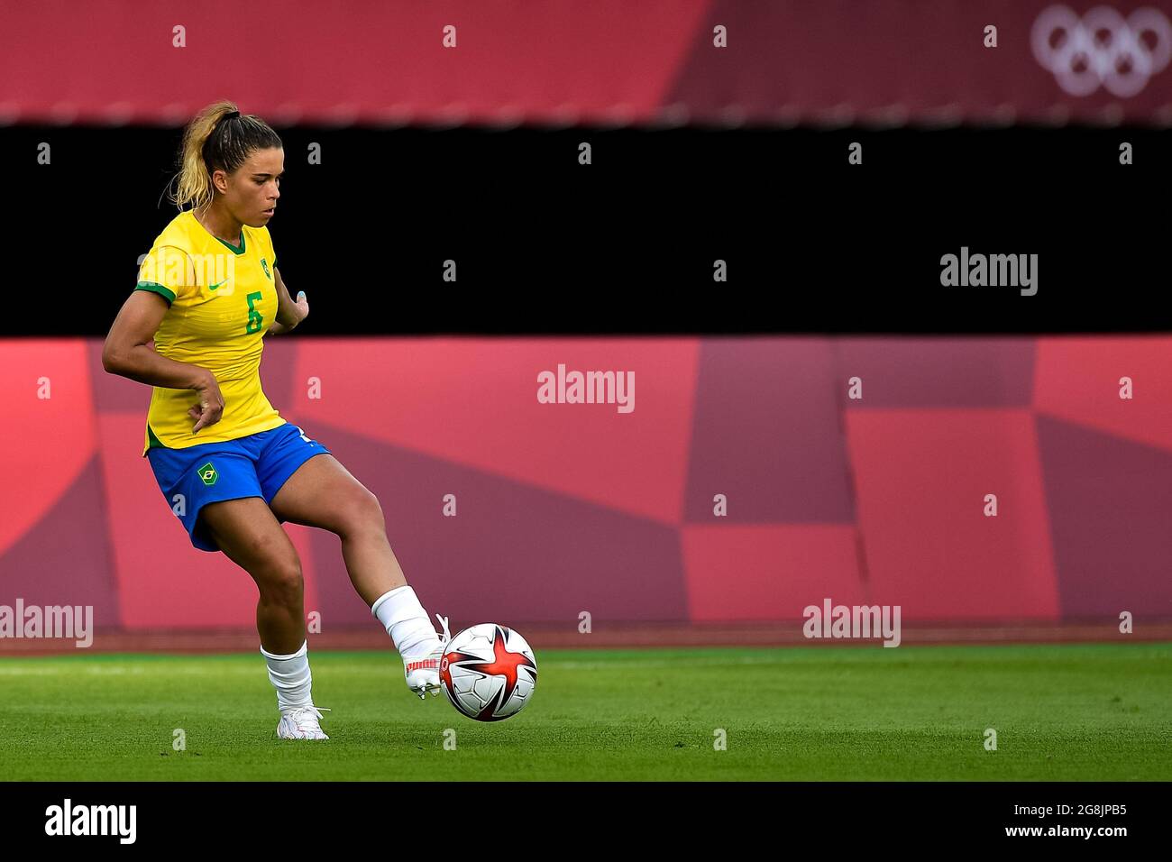 RIFU, JAPAN - JULY 21: Tamires of Brazil during the Tokyo 2020 Olympic ...