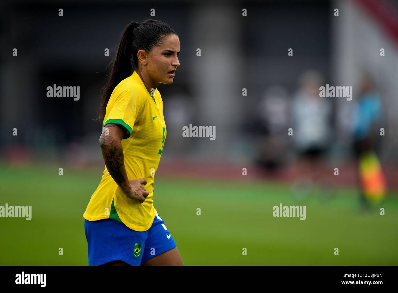 RIFU, JAPAN - JULY 21: Debinha of Brazil during the Tokyo 2020 Olympic ...