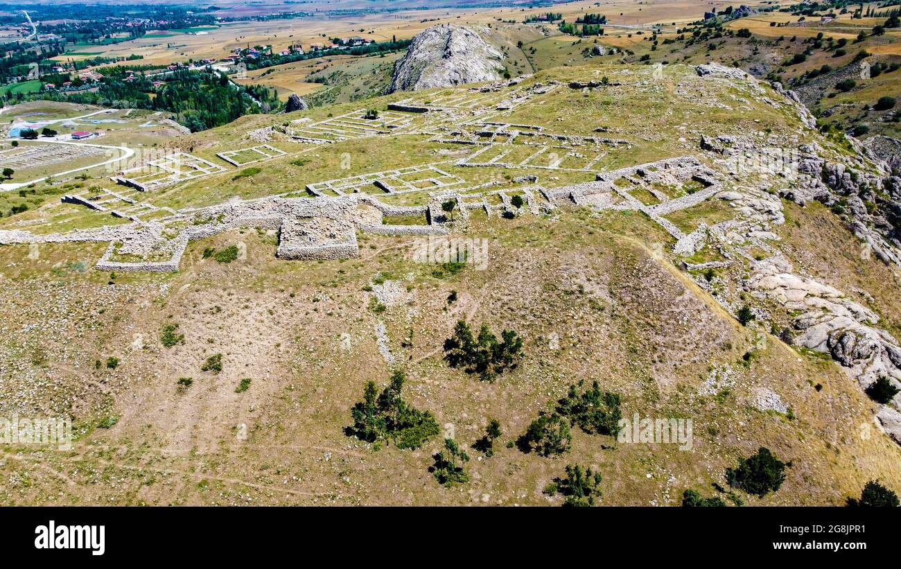 Hattusa aerial view hi-res stock photography and images - Alamy