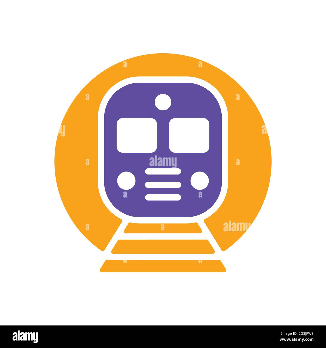 Subway underground metro train flat vector glyph icon. Graph symbol for ...