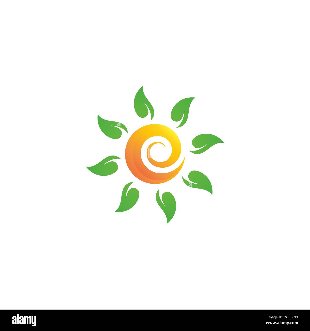 sun farm logo Vector icon design illustration Template Stock Vector ...