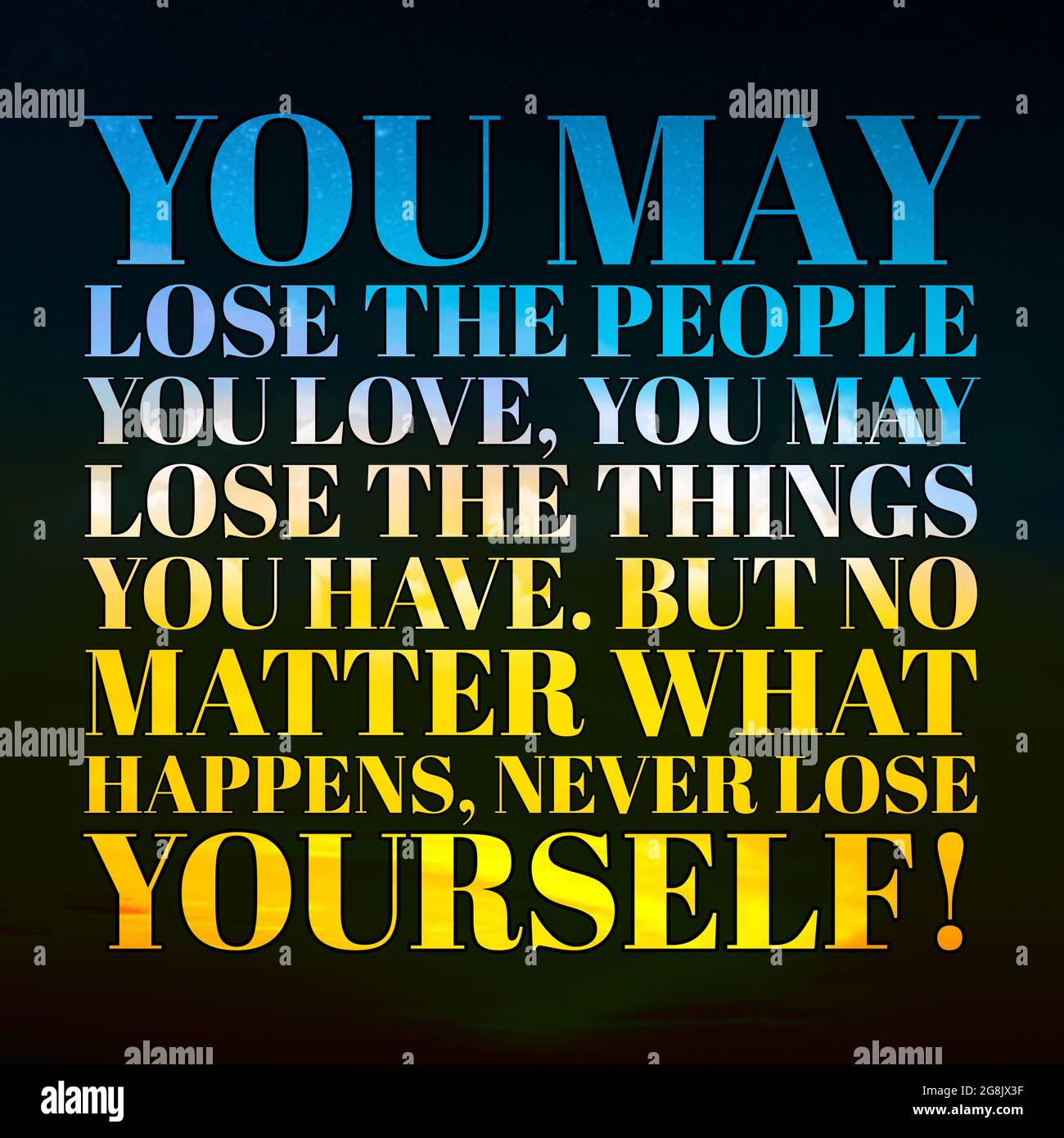 Beautiful motivational and inspirational words and quotations Stock ...