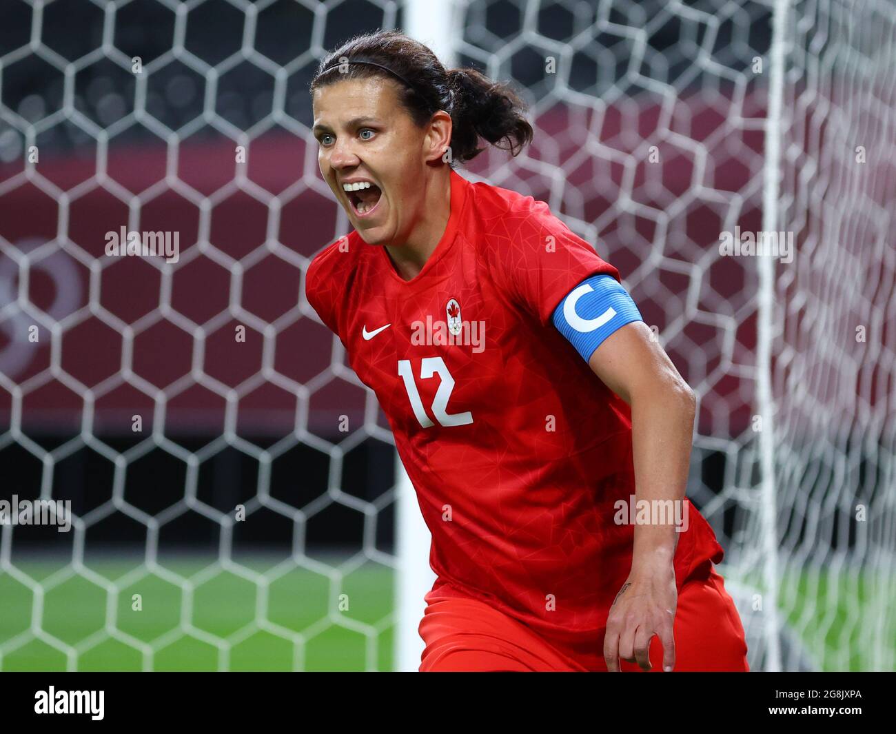 Christine sinclair goal 2020 hi-res stock photography and images - Alamy