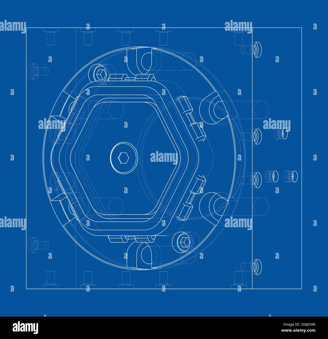 Abstract industry object concept. Vector Stock Vector Image & Art - Alamy