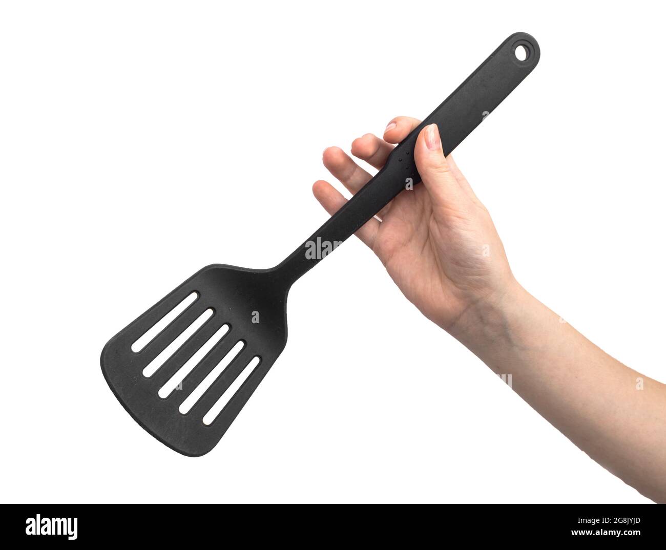 Woman hand holding spatula isolated hi-res stock photography and images ...