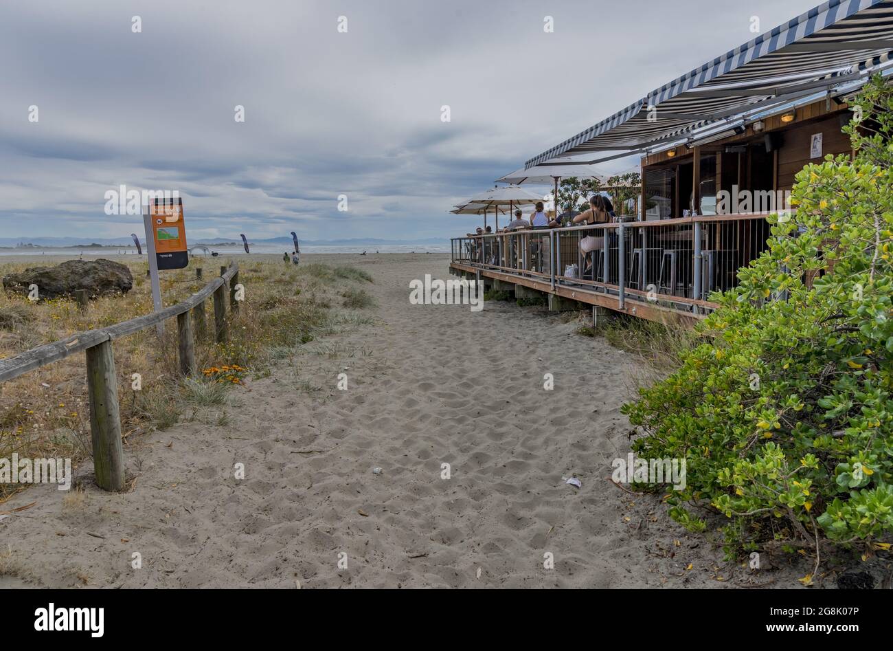 beach Bar at sumner beach Stock Photo - Alamy