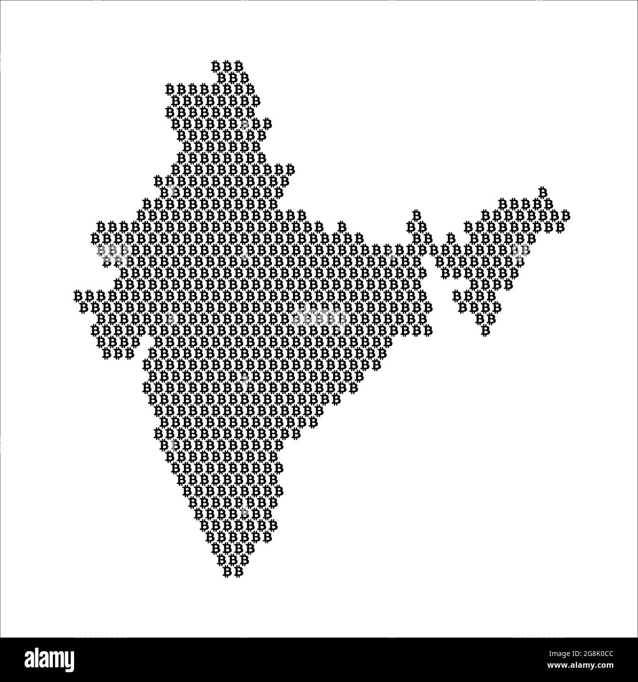 India country map hi-res stock photography and images - Alamy
