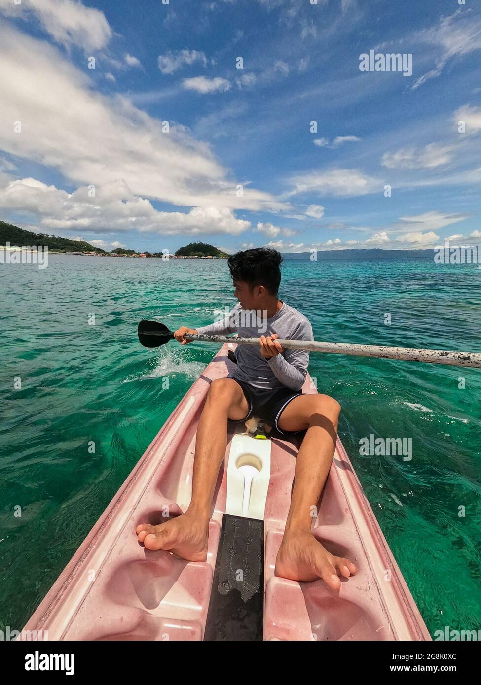 Amazing and Adventure Action Shot of Happy Young Filipino Asian ...