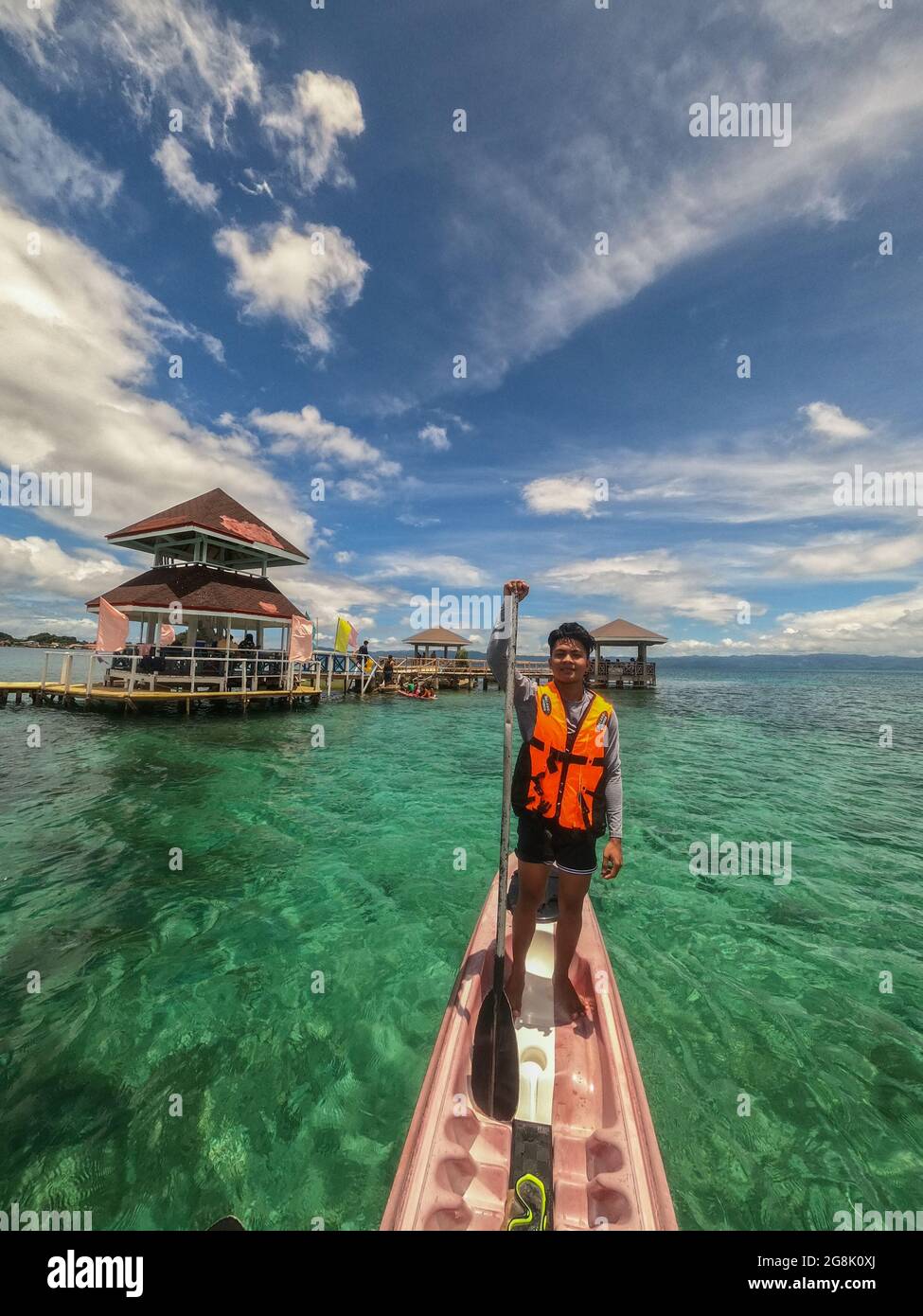 Amazing and Adventure Action Shot of Happy Young Filipino Asian ...