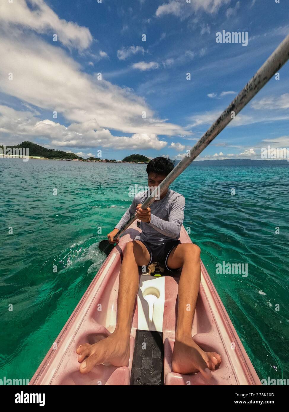 Amazing and Adventure Action Shot of Happy Young Filipino Asian ...