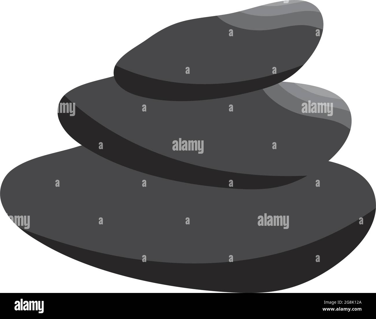 Hot stone back massage Cut Out Stock Images & Pictures - Alamy